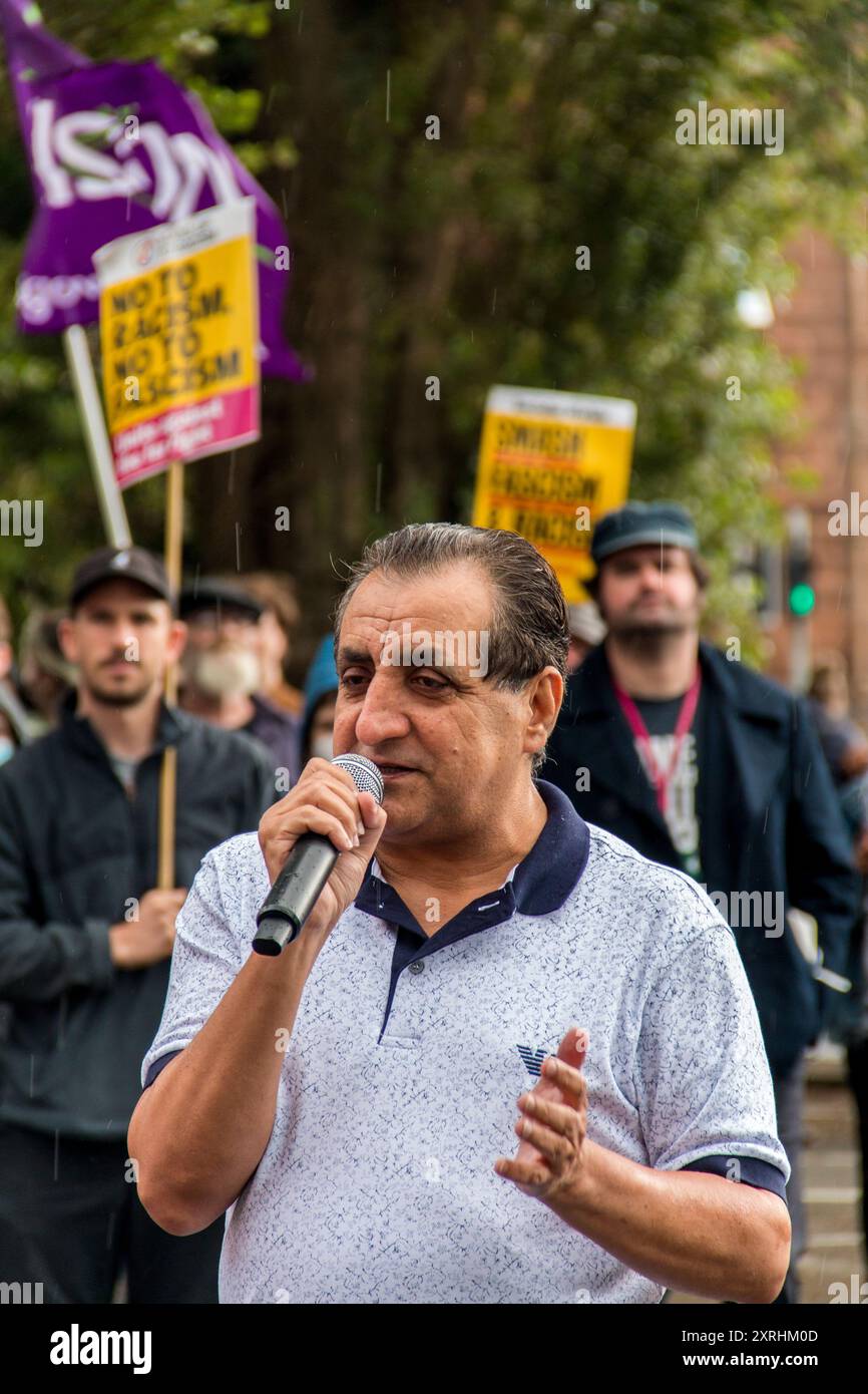 Paisley Watermill Anti Racism Rally august 9th 2024 Stock Photo - Alamy