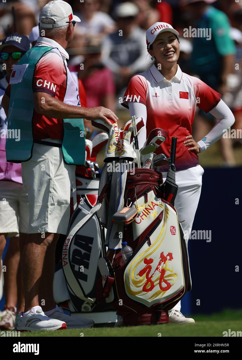 Paris, France. 10th Aug, 2024. Lin Xiyu of China reacts during the ...