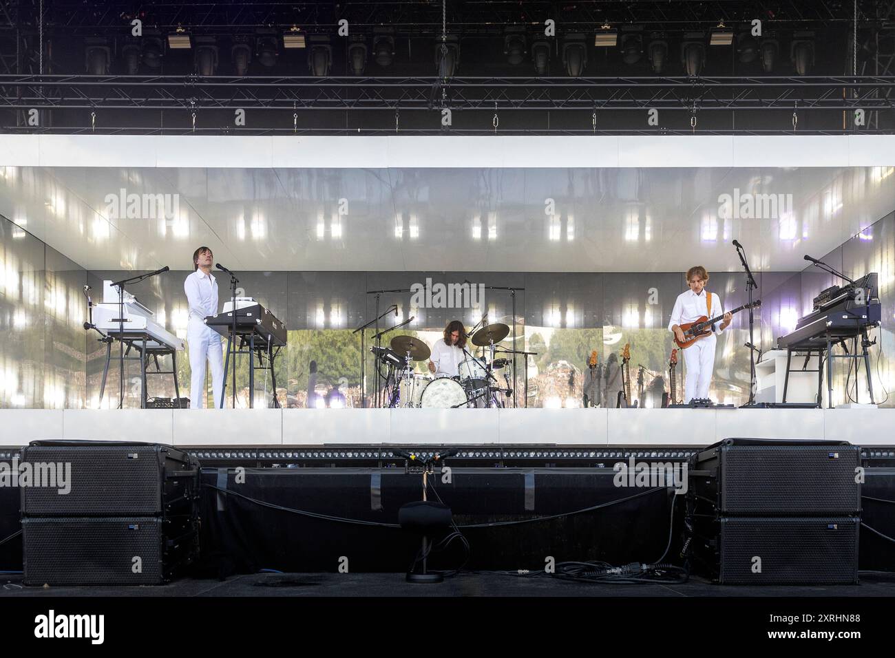 Oslo, Norway. 09th, August 2024. The French music duo Air performs a ...