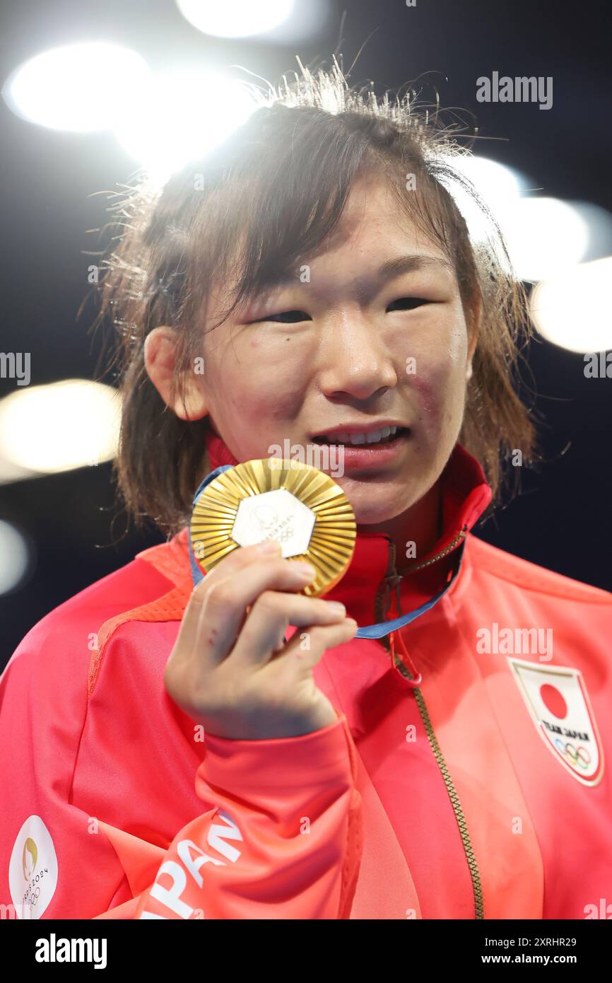 Sakura Motoki (JPN), AUGUST 10, 2024 - Wrestling : Women's 62kg Medal ...
