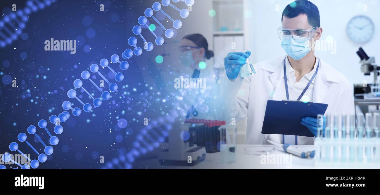 Scientists laboratory genetics hi-res stock photography and images - Alamy