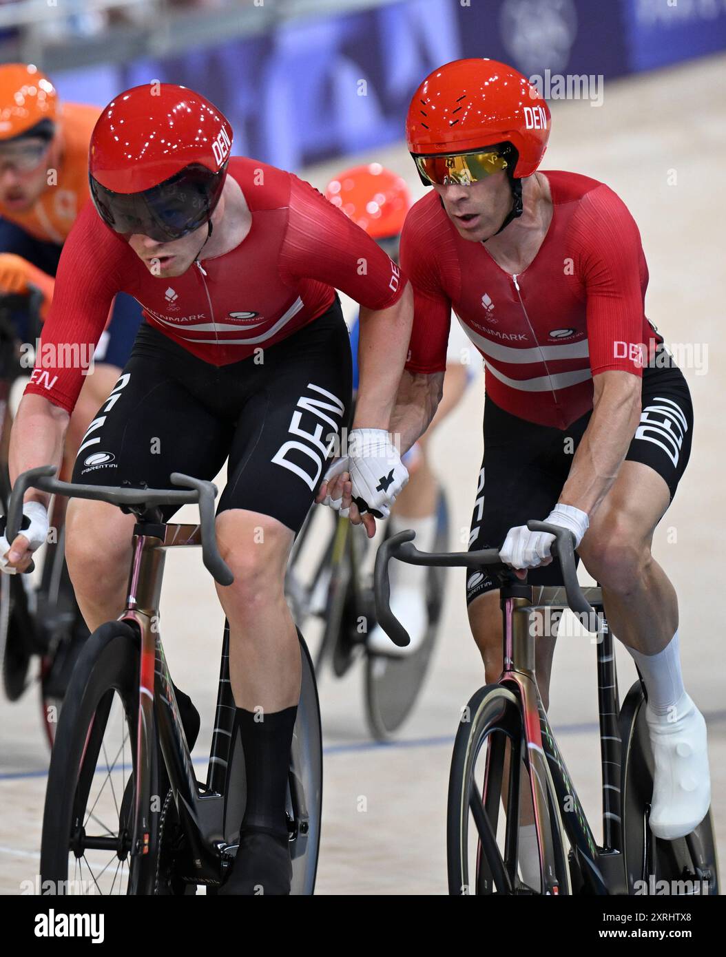 Paris, France. 10th Aug, 2024. Niklas Larsen/Michael Moerkoev of ...