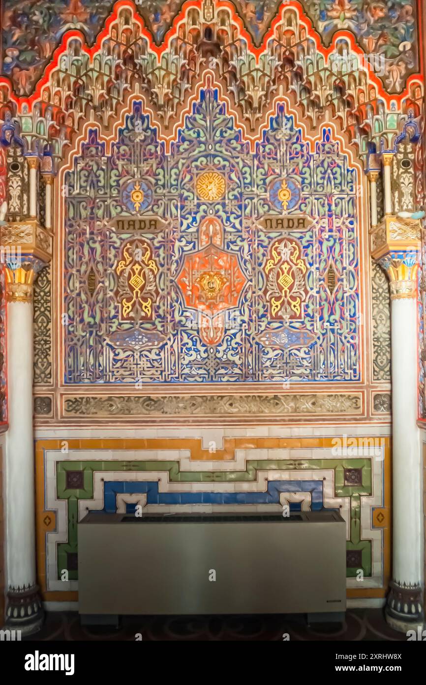 Sammezzano Castle, Interior. Stalactite Gallery. Reggello, Tuscany ...