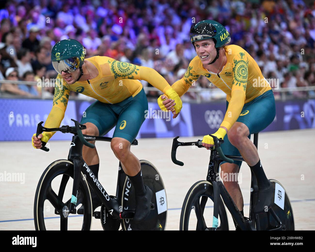 Paris, France. 10th Aug, 2024. Kelland O'Brien/Sam Welsford of ...