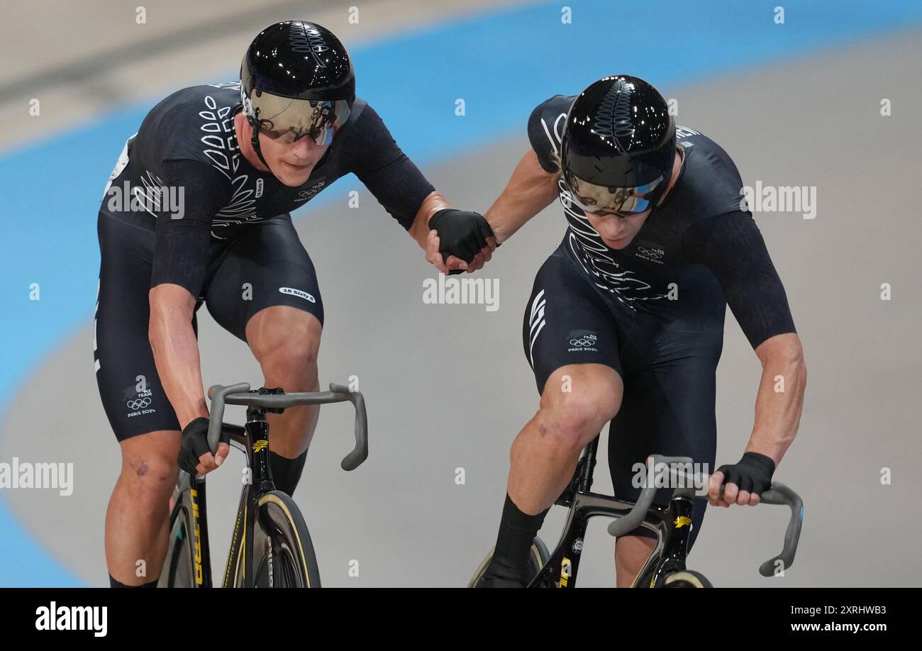 Paris, France. 10th Aug, 2024. Aaron Gate/Campbell Stewart of New ...