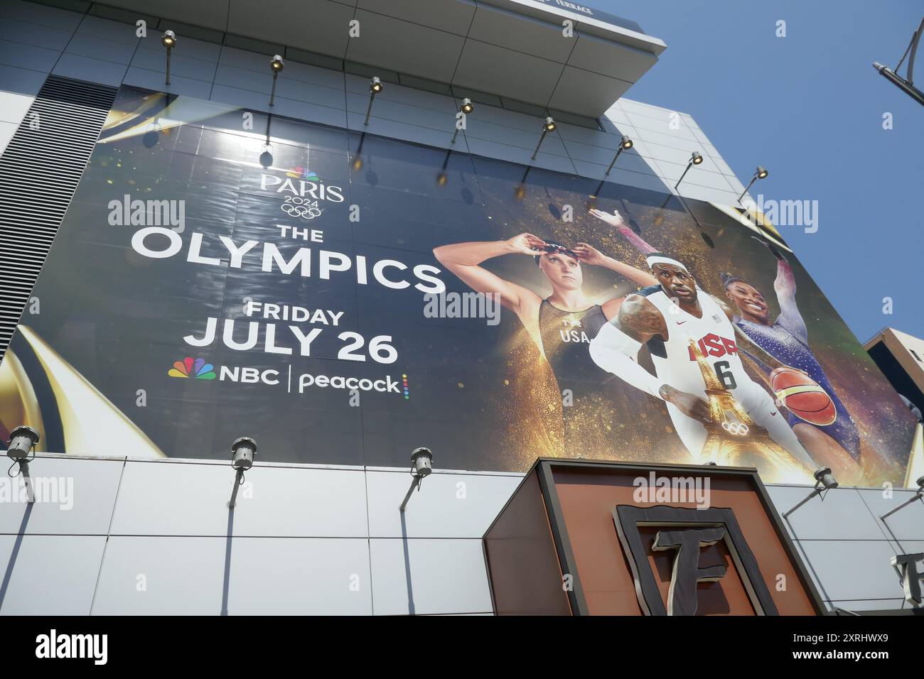 Los Angeles, California, USA 9th August 2024 LeBron James, Katie ...
