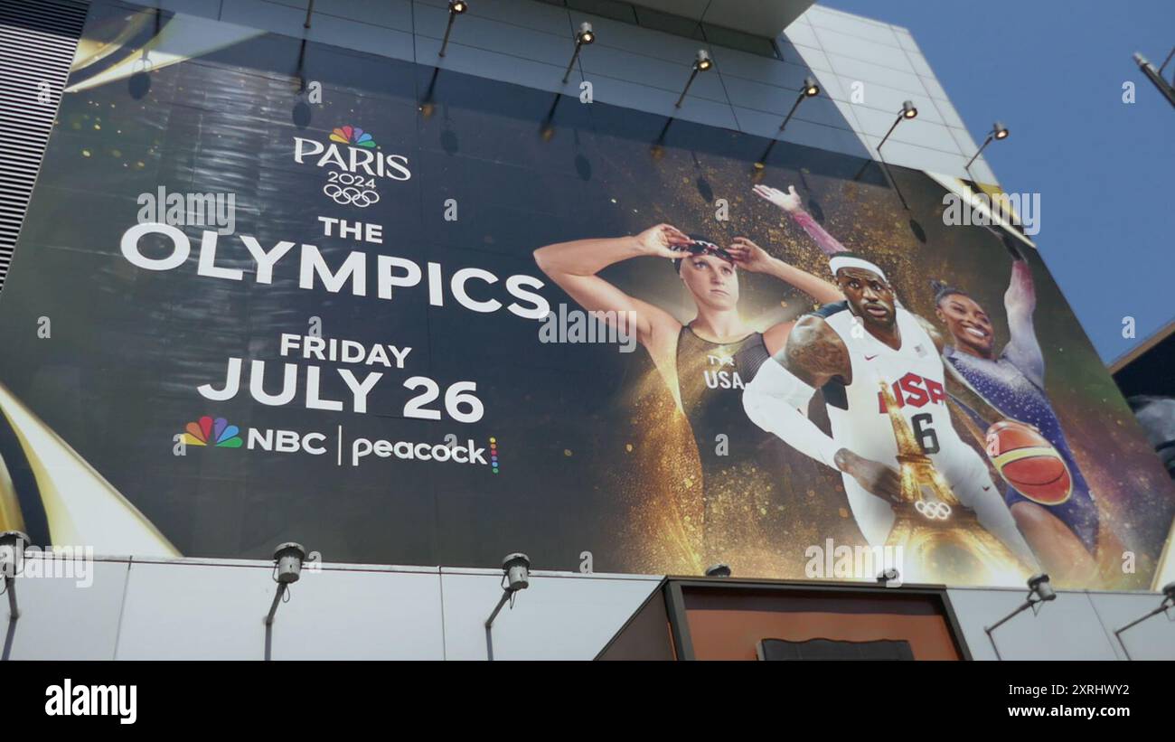 Los Angeles, California, USA 9th August 2024 LeBron James, Katie ...