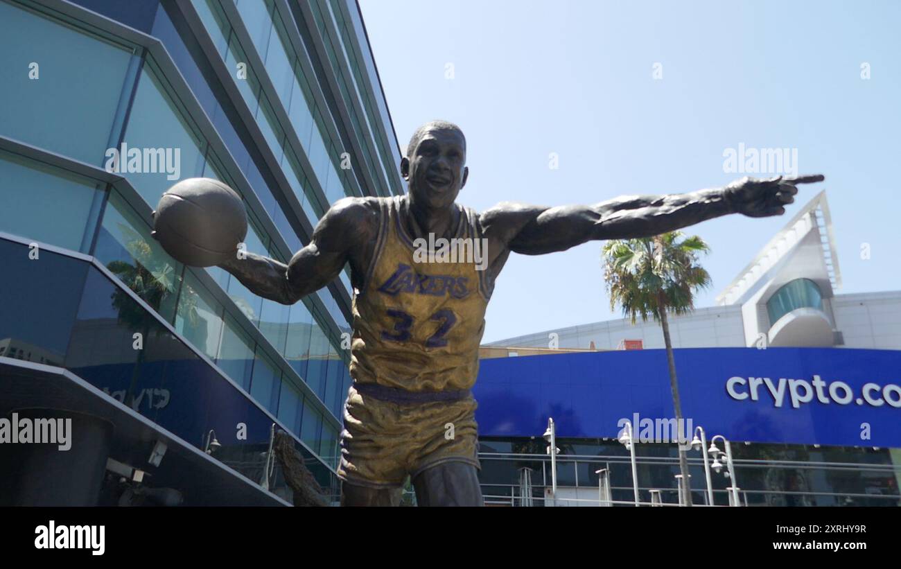 Los Angeles, California, USA 9th August 2024 Earvin Magic Johnson ...
