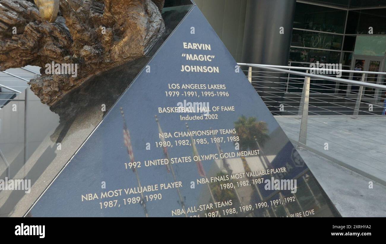 Los Angeles, California, USA 9th August 2024 Earvin Magic Johnson ...