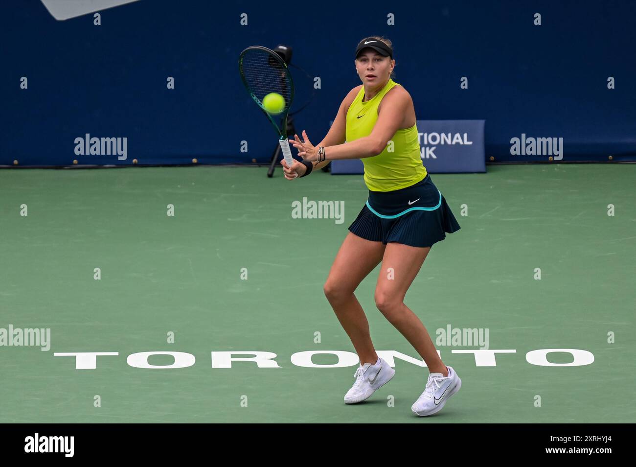 10th August 2024. Toronto, Canada. American tennis player Amanda ...