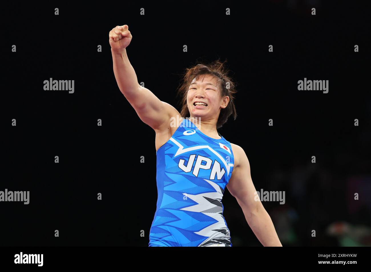 Paris, France. 10th Aug, 2024. Sakura Motoki (JPN) Wrestling : Women's ...