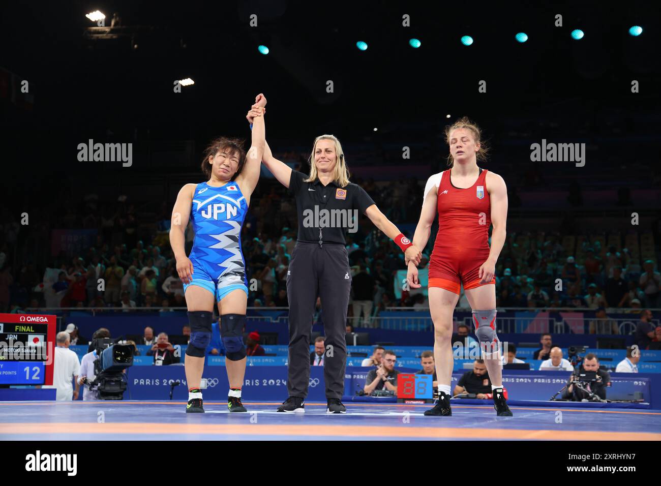 (L-R) Sakura Motoki (JPN), KOLIADENKO Iryna (UKR), AUGUST 10, 2024 ...
