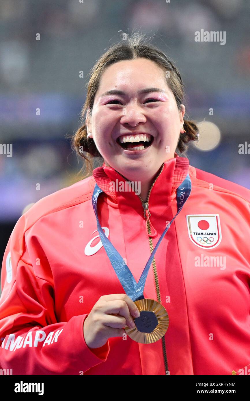 Saint-Denis, France. Credit: MATSUO. 10th Aug, 2024. Haruka Kitaguchi (JPN) Athletics : Women's ...