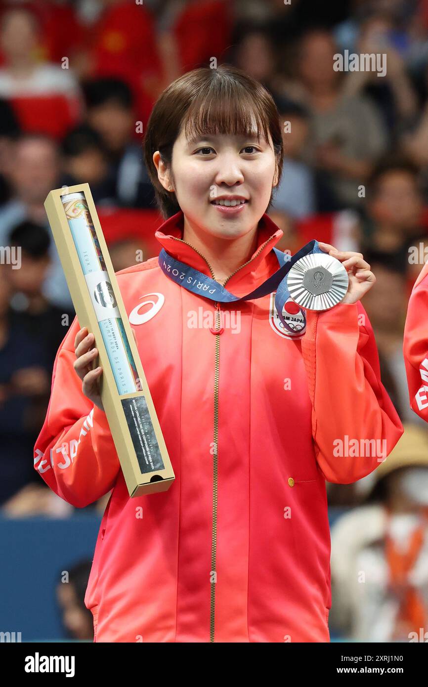 Paris, France. 10th Aug, 2024. Miu Hirano (JPN) Table Tennis : Women's ...