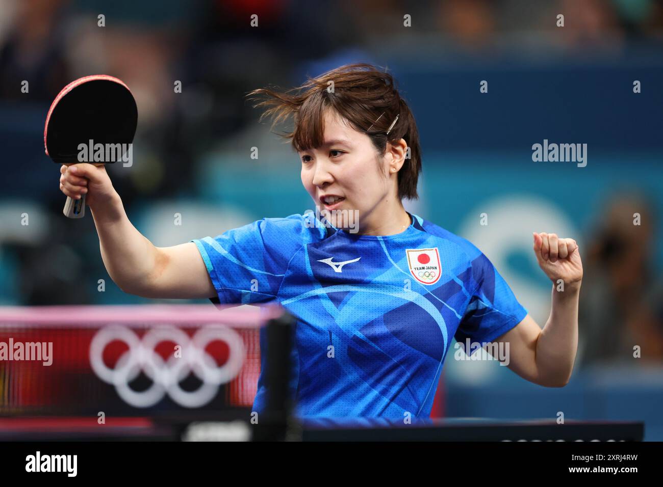 Paris, France. 10th Aug, 2024. Miu Hirano (JPN) Table Tennis : Women's ...