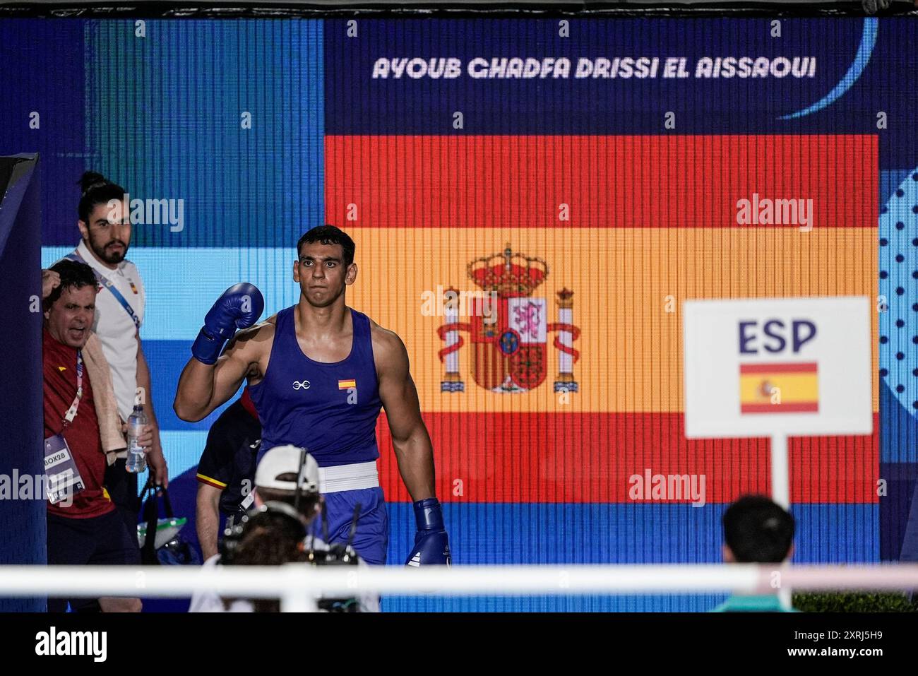 Ayoub Ghadfa Drissi El Aissaoui of Spain competes during Men's +92kg ...