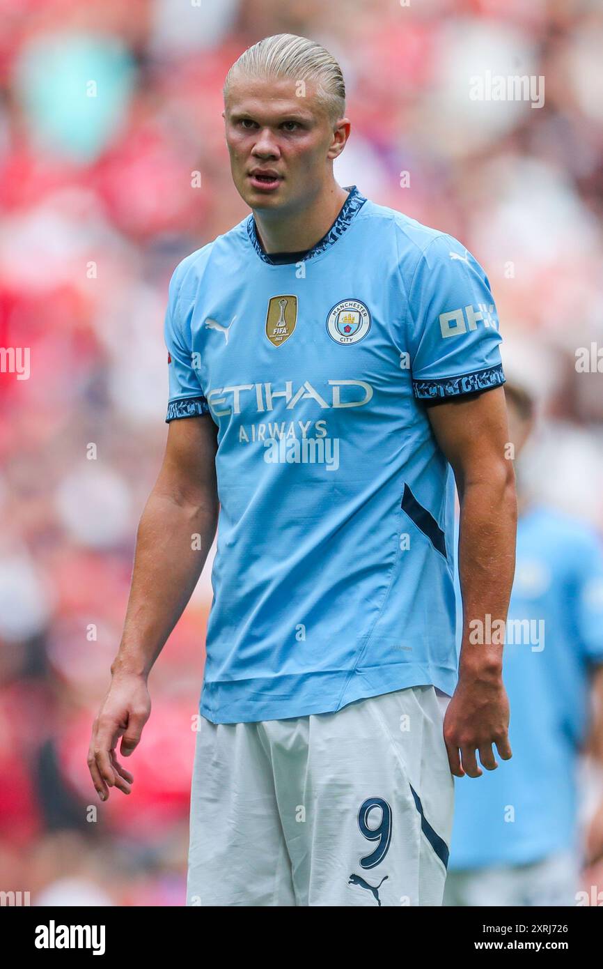 Erling haaland man city august hi-res stock photography and images - Alamy