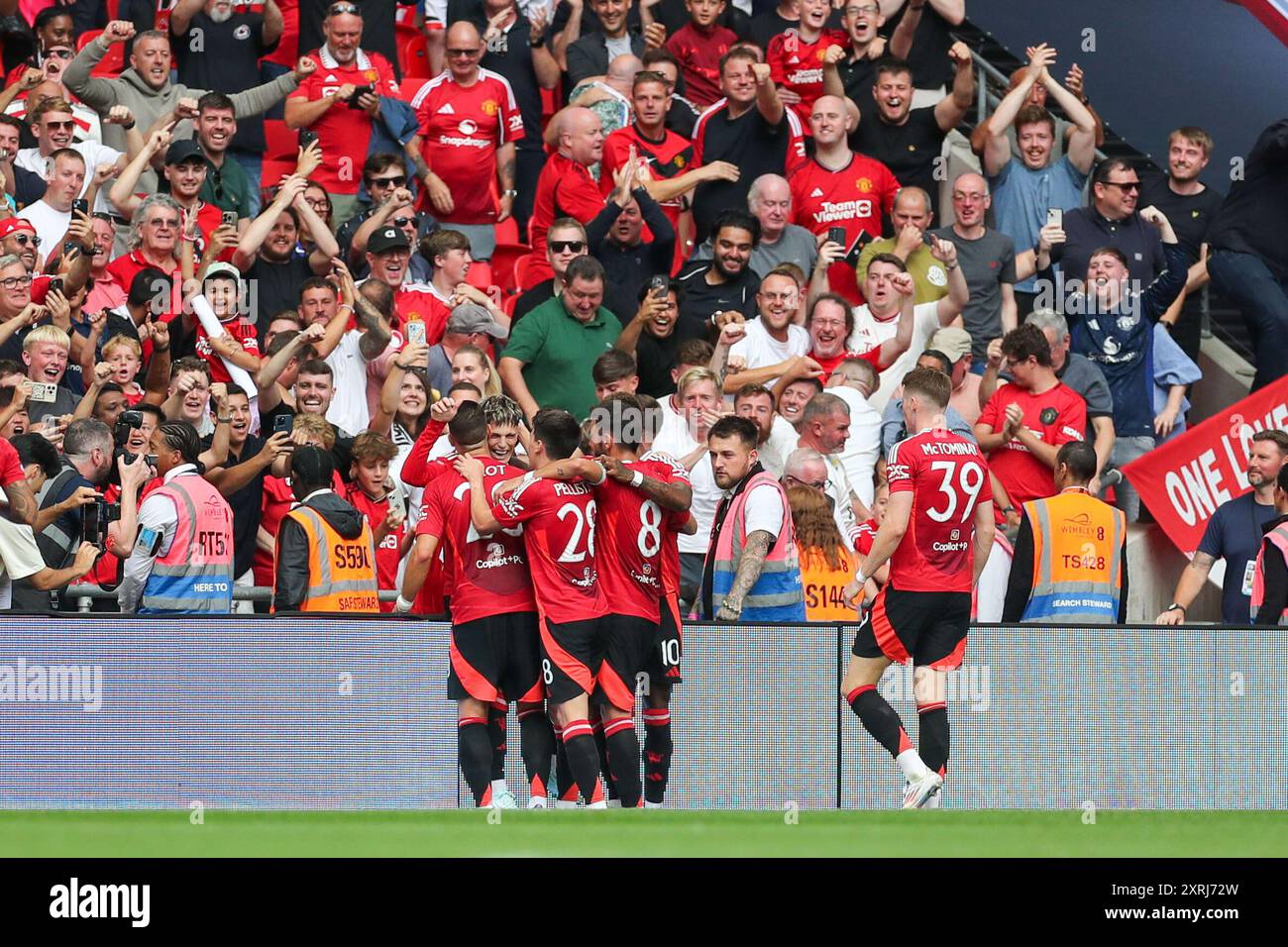 Garnacho august 2024 wembley hi-res stock photography and images - Alamy