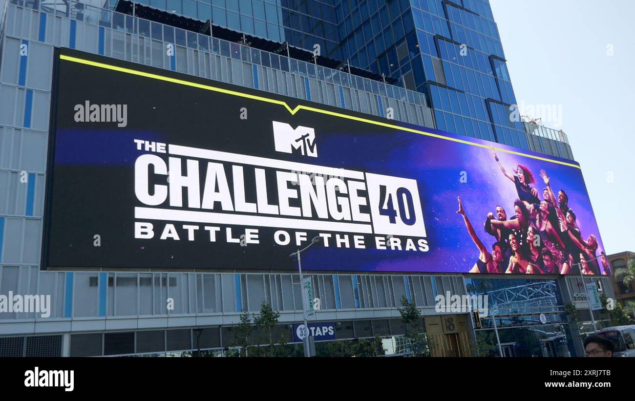 Los Angeles, California, USA 9th August 2024 MTV Challenge 40 Battle of ...