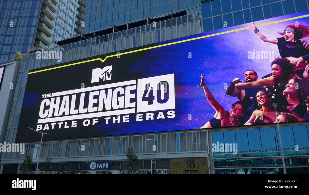 Los Angeles, California, USA 9th August 2024 MTV Challenge 40 Battle of ...