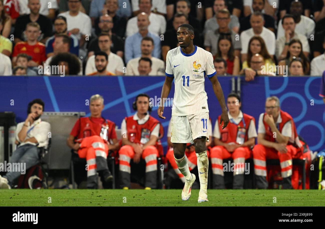 Ousmane Dembélé (Paris) in action during the UEFA 2024 EURO’s Semi ...