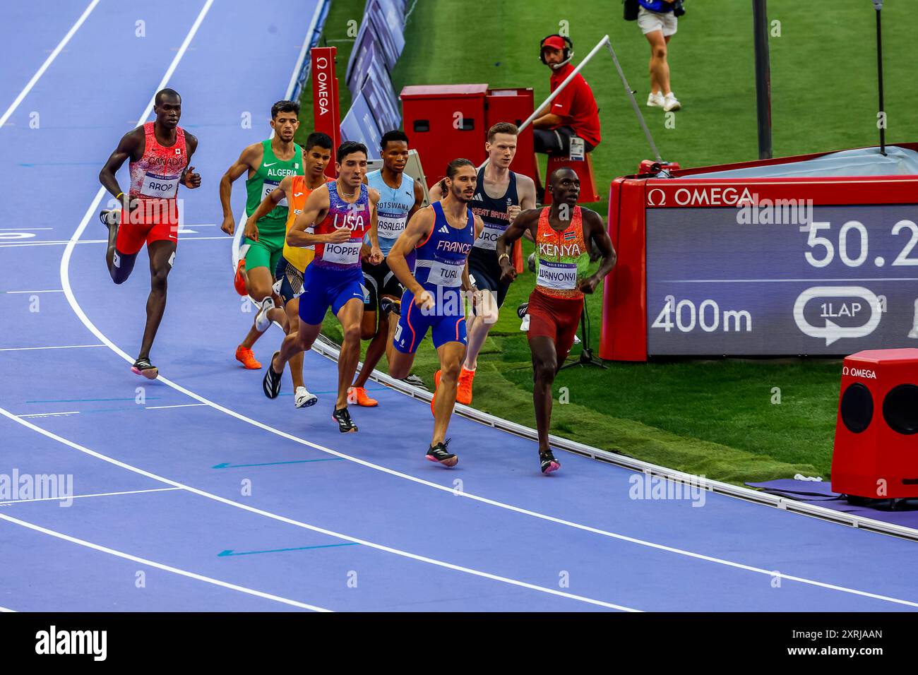 TUAL Gabriel of France, Athletics Men's 800m Final during the Olympic ...