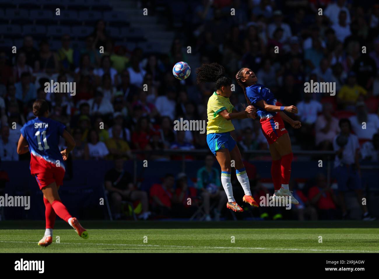 Paris, France. 10th Aug, 2024. (L to R) YASMIM (BRA), RODMAN Trinity ...