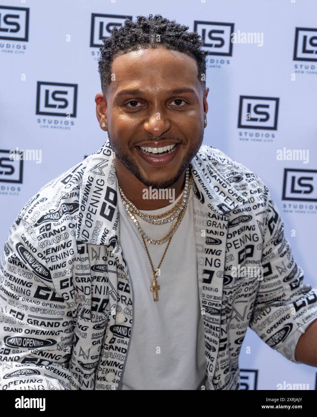 New York, USA. 10th Aug, 2024. Louis Stancil poses at Edition Hotel in ...