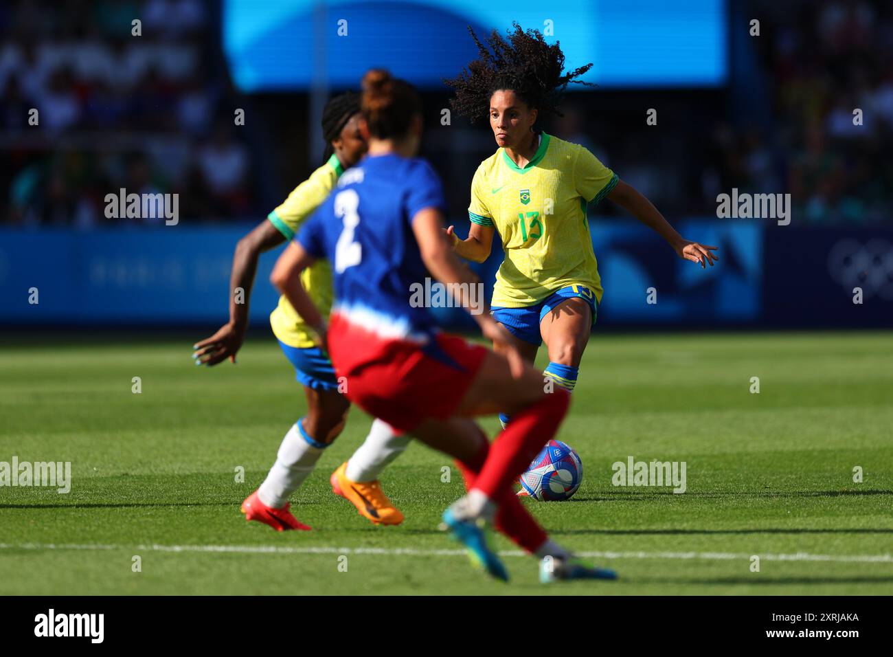 Paris, France. 10th Aug, 2024. YASMIM (BRA) Football/Soccer : Women's ...