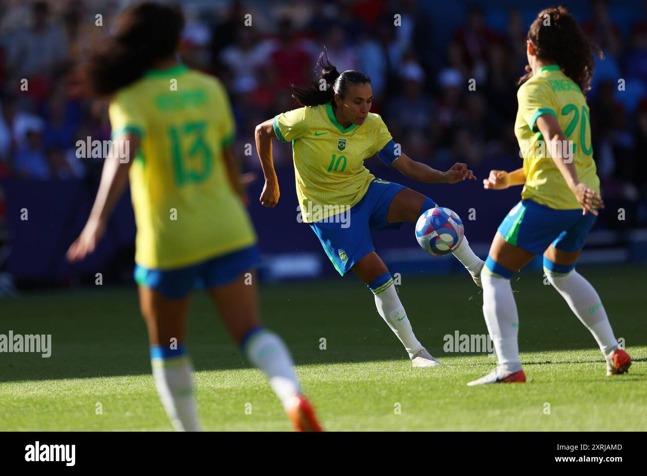 Paris, France. 10th Aug, 2024. MARTA (BRA) Football/Soccer : Women's ...