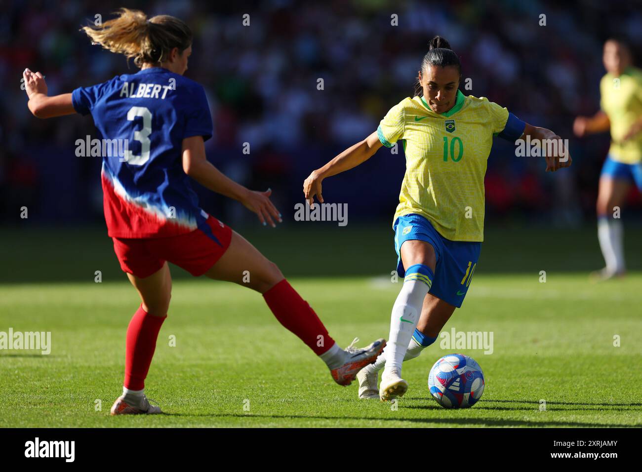 Paris, France. 10th Aug, 2024. MARTA (BRA) Football/Soccer : Women's ...