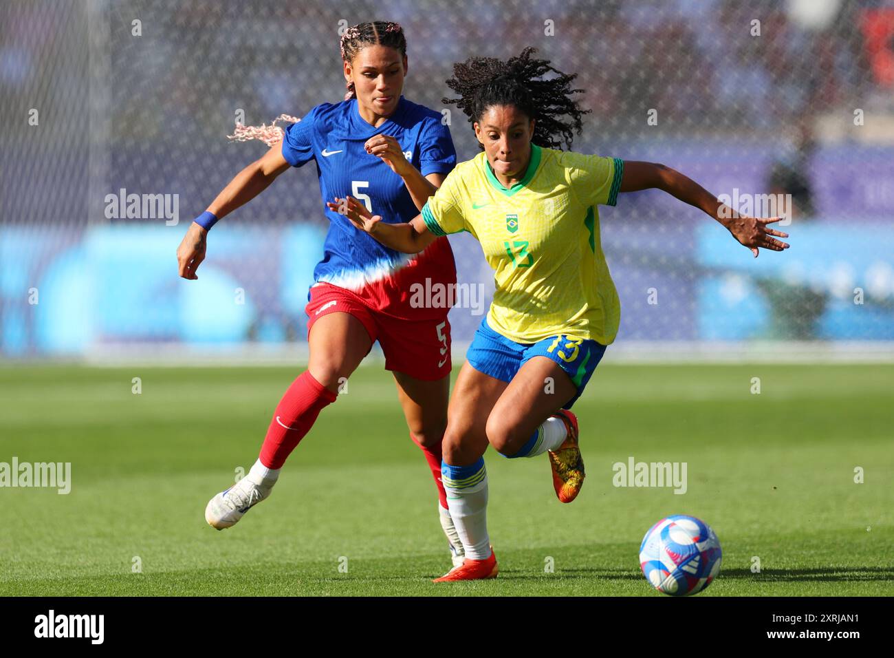 Paris, France. 10th Aug, 2024. (L to R) RODMAN Trinity (USA), YASMIM ...