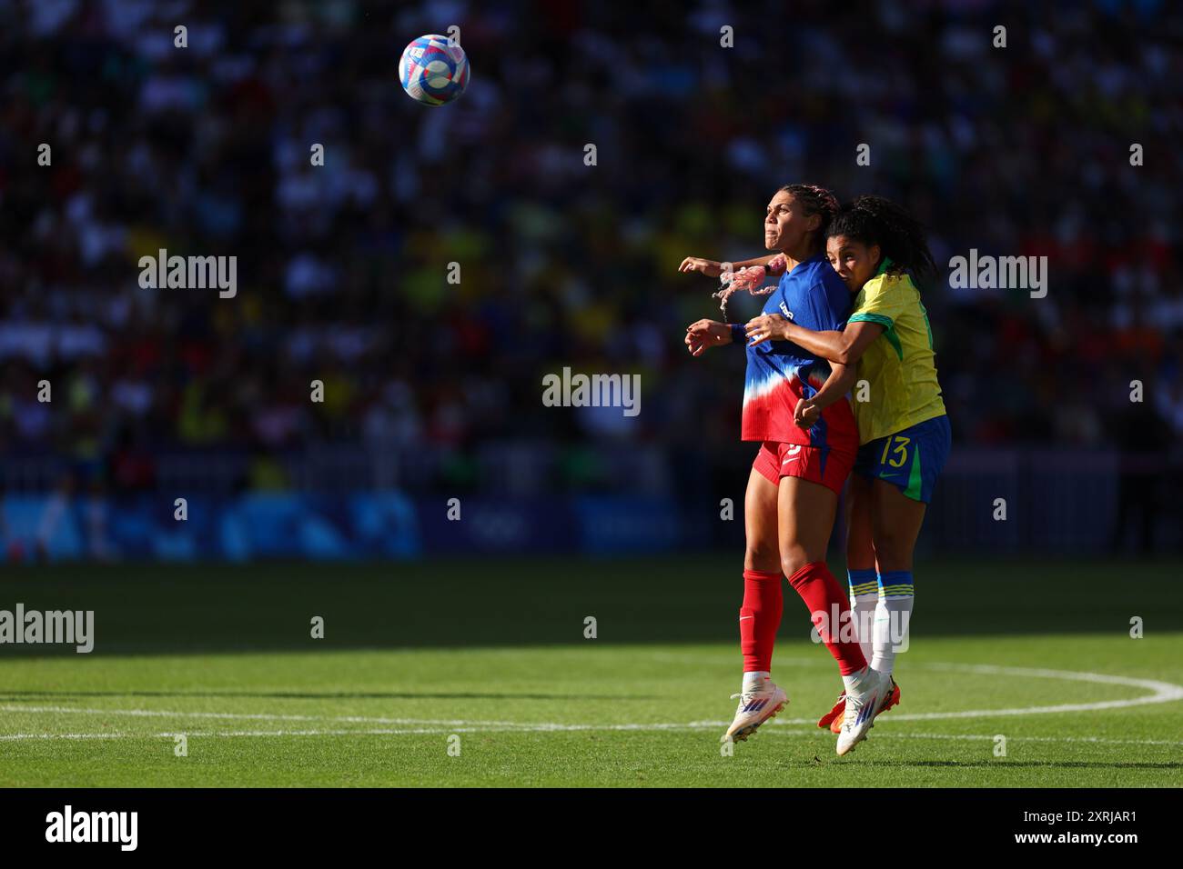 Paris, France. 10th Aug, 2024. (L to R) ALBERT Korbin (USA), YASMIM ...