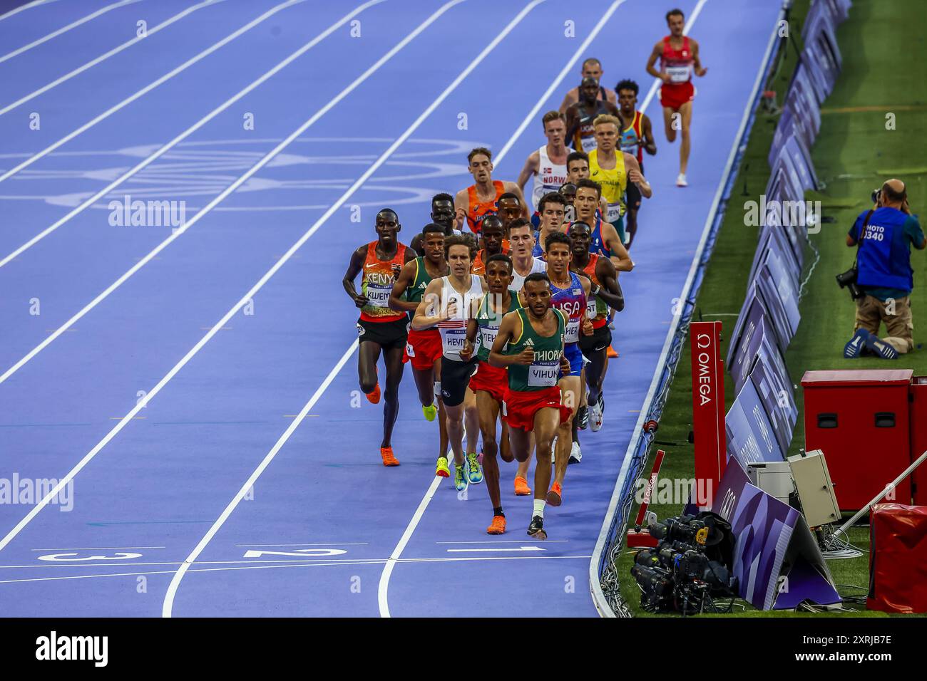 YIHUNE Addisu of Ethiopia Athletics Men's 5000m Final during the ...