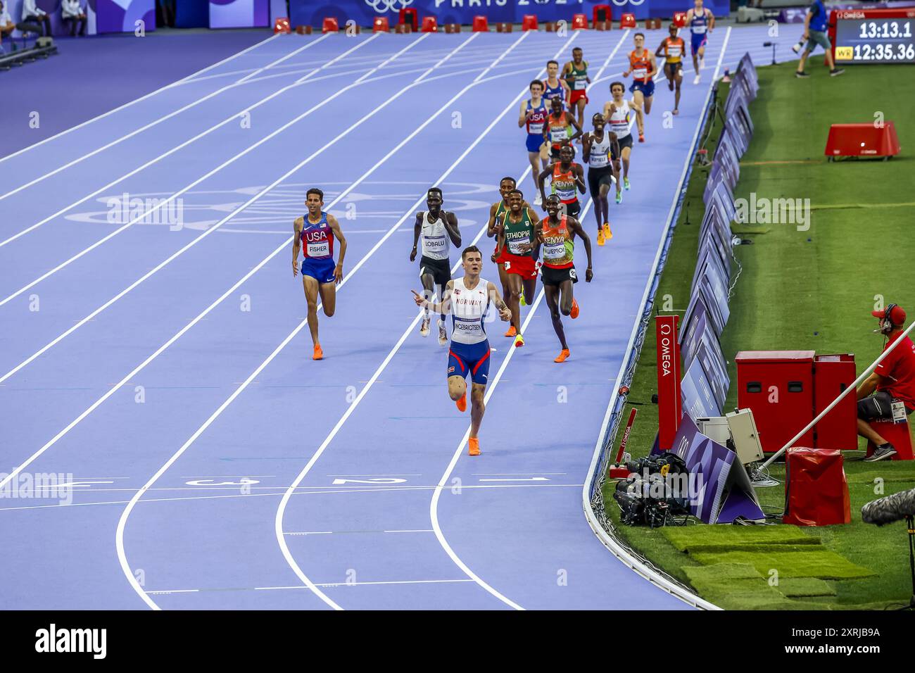 INGEBRIGTSEN Jakob of Norway Athletics Men's 5000m Final during the Olympic Games Paris 2024 on ...