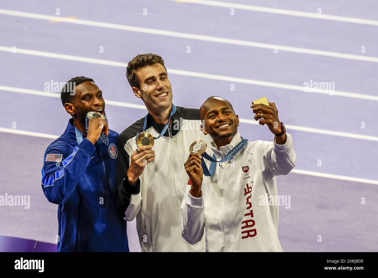 KERR Hamish of New Zealand Athletics Men's High Jump Final during the Olympic Games Paris 2024 ...