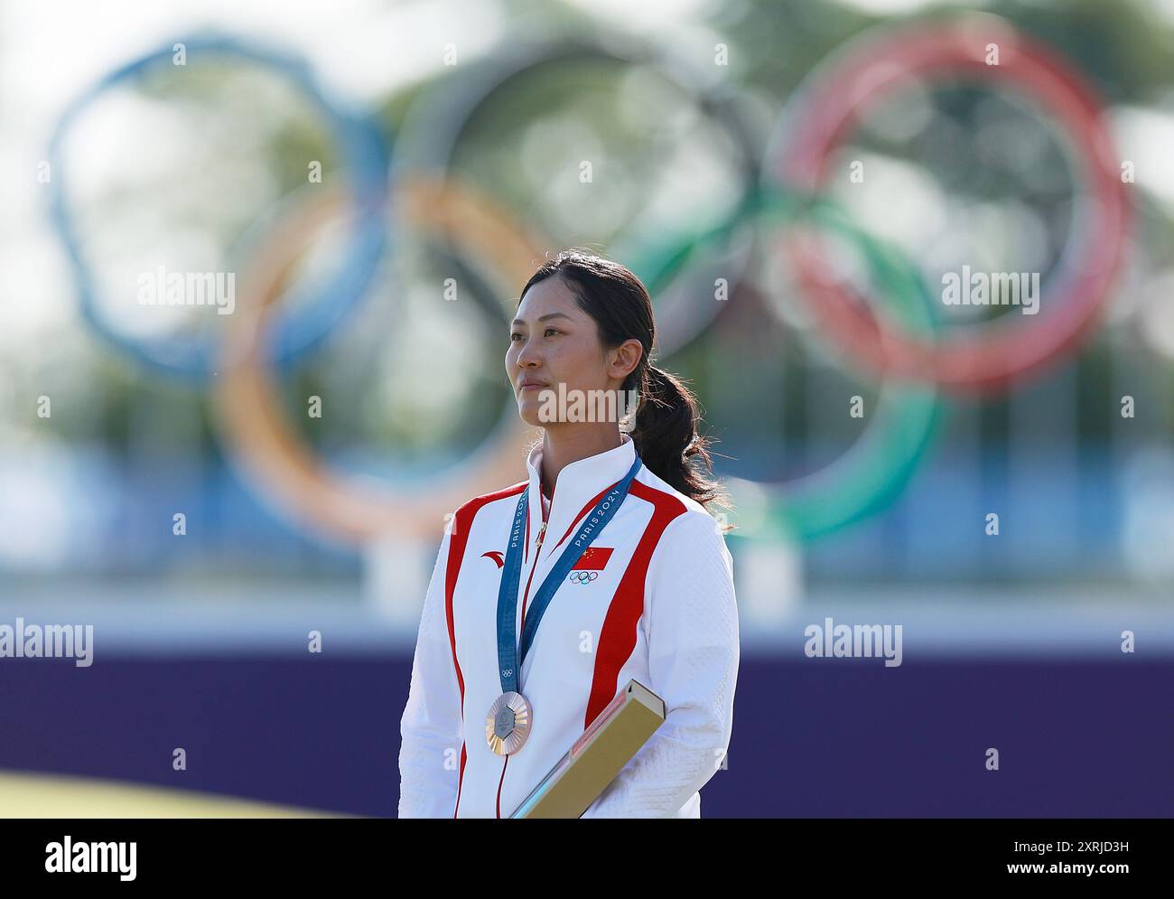 Saint Quentin En Yvelines. 10th Aug, 2024. Bronze medalist Lin Xiyu of ...