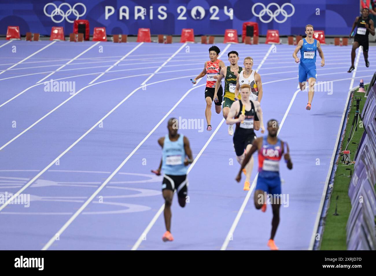 Saint-Denis, France. Credit: MATSUO. 10th Aug, 2024. Kentaro Sato (JPN ...