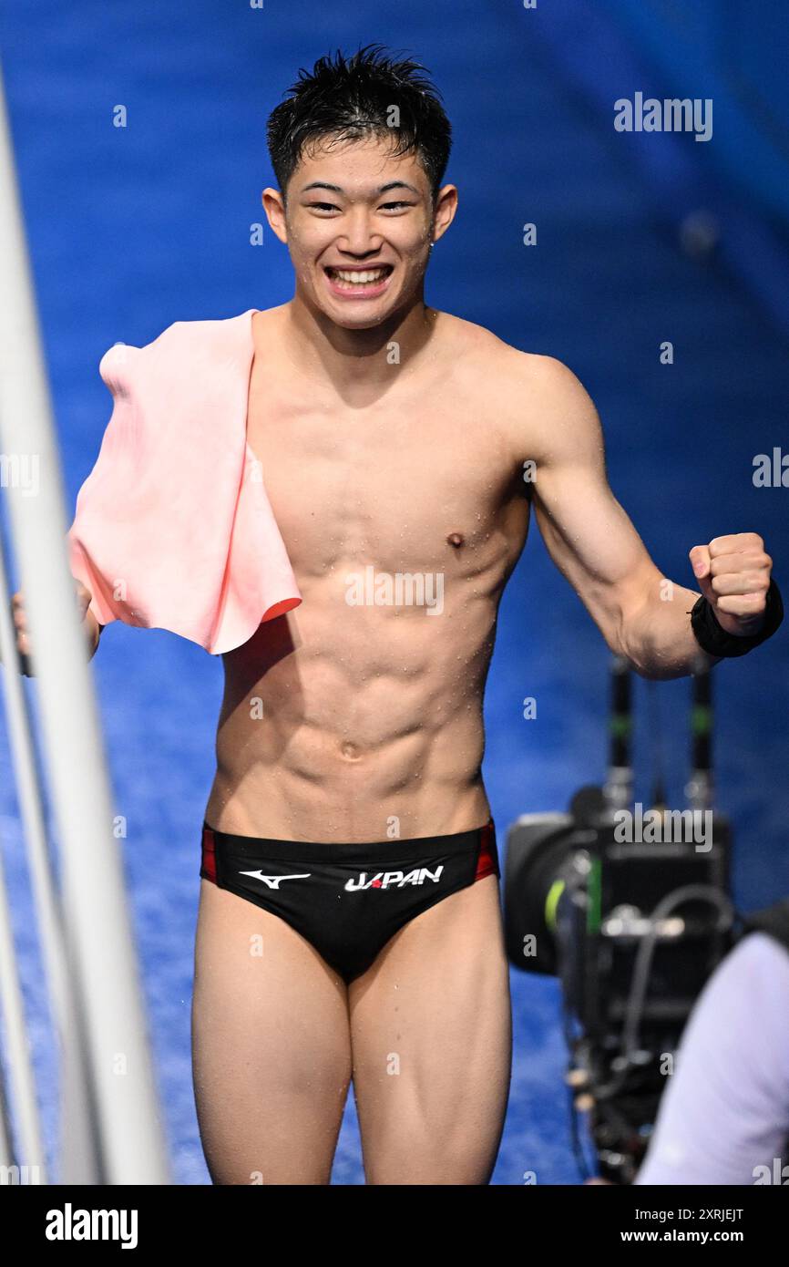 Saint-Denis, France. Credit: MATSUO. 10th Aug, 2024. Rikuto Tamai (JPN) Diving : Men's ...