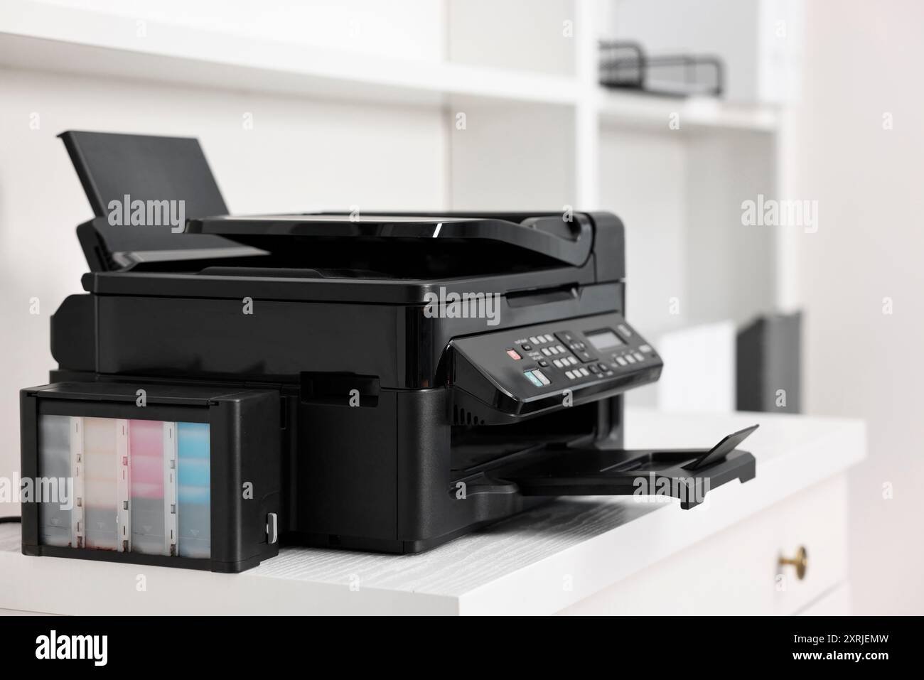 Modern computer setup and printer hi-res stock photography and images ...