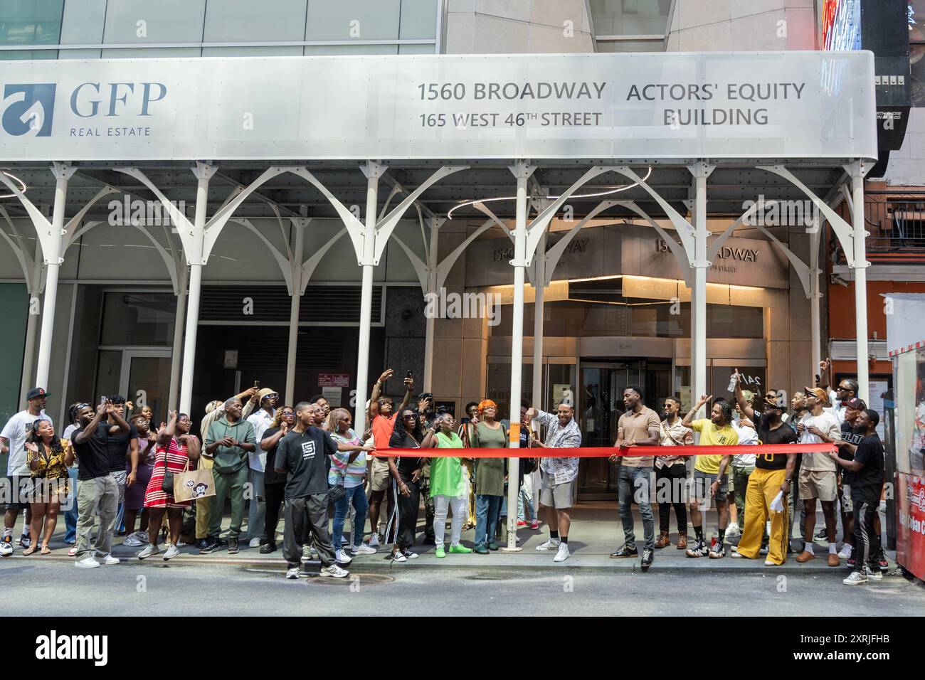 Ribbon cutting during grand opening of Louis Stancil Acting Studios ...