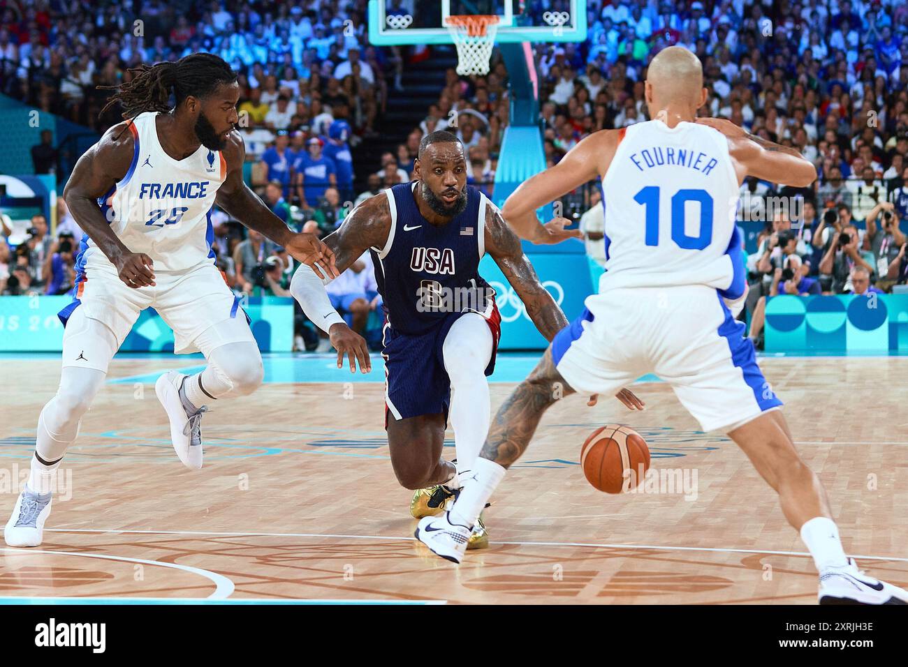 James LEBRON (6) of USA, Basketball, Men's Gold Medal Game between ...