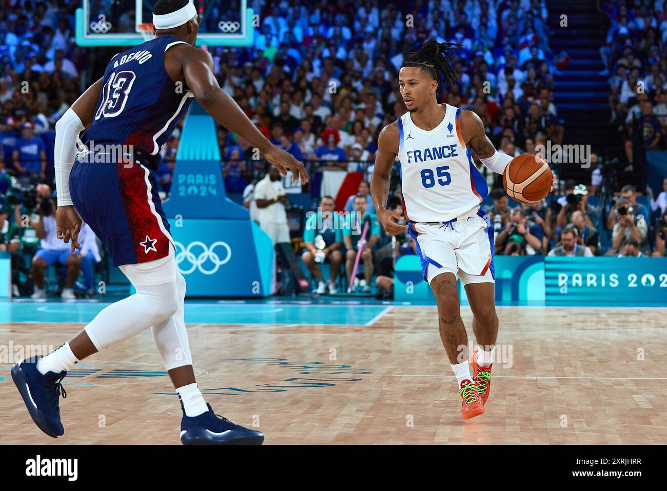 Matthew STRAZEL (85) of France,Basketball, Men's Gold Medal Game ...