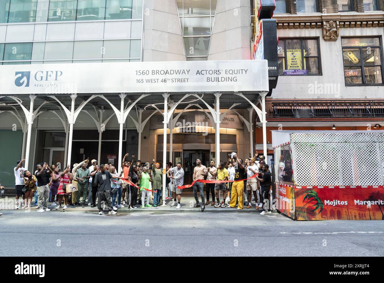 Ribbon cutting during grand opening of Louis Stancil Acting Studios ...