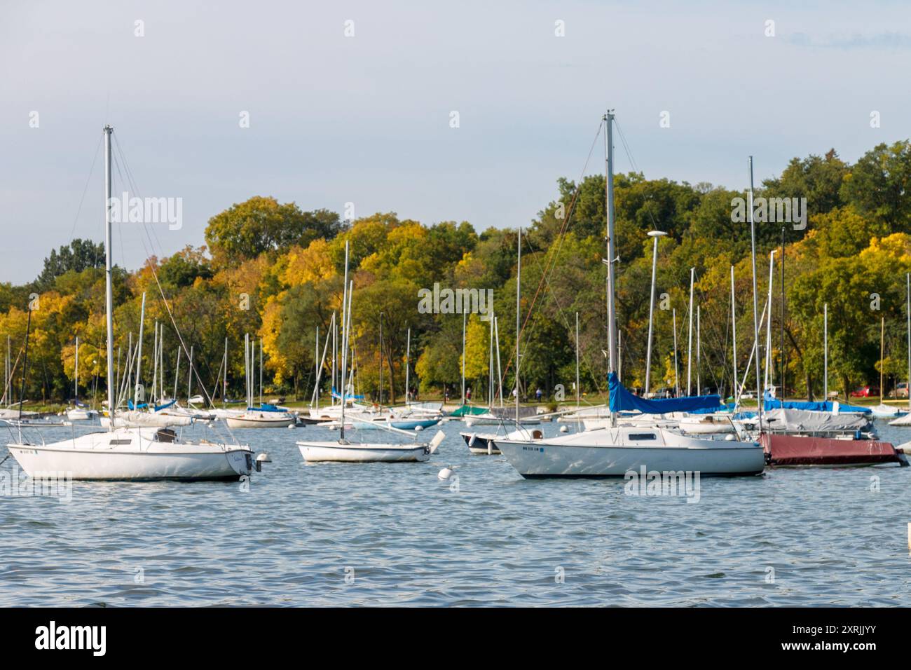 Lake Harriet lake in Minneapolis, Minnesota, United States Stock Photo ...