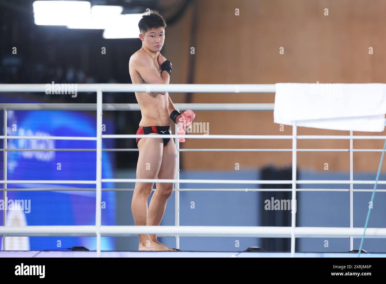 Saint-Denis, France. 9th Aug, 2024. Rikuto Tamai (JPN) Diving : Men's 10m Platform Preliminary ...