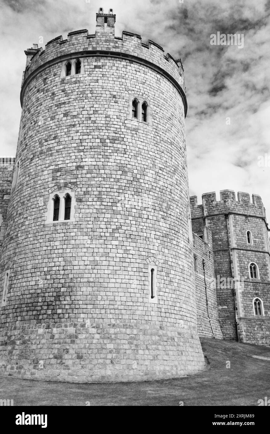 Castle tower travel Black and White Stock Photos & Images - Alamy
