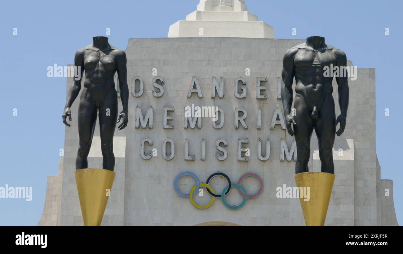 Los Angeles, California, USA 9th August 2024 LA Memorial Coliseum where ...