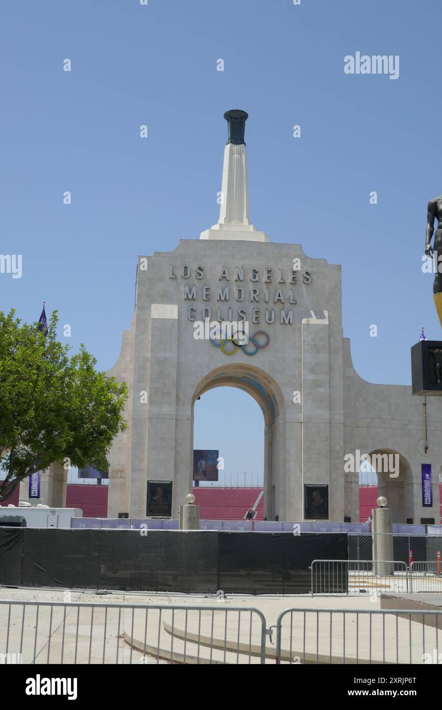 Los Angeles, California, USA 9th August 2024 LA Memorial Coliseum where ...