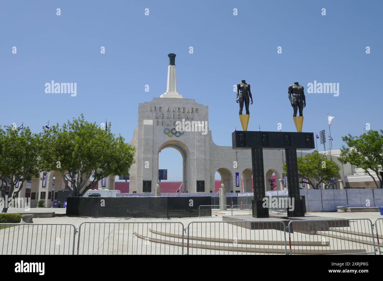 Los Angeles, California, USA 9th August 2024 LA Memorial Coliseum where ...